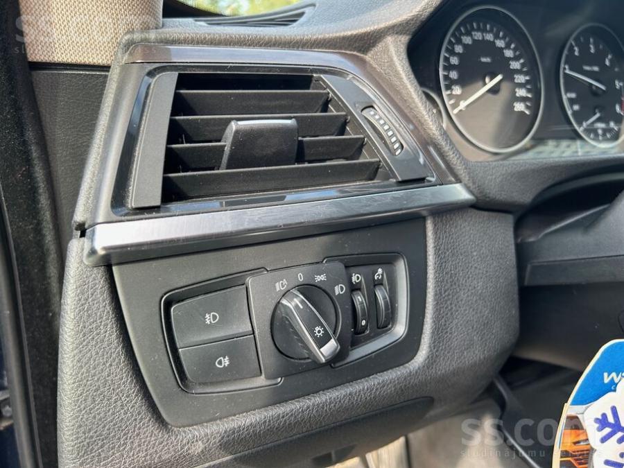 Blue BMW 320 2014 in Riga, with an engine capacity of 2.00 L and mileage of 210 thousand km for 11300 €, photo 23 on AUTOMOTO.COM.LV