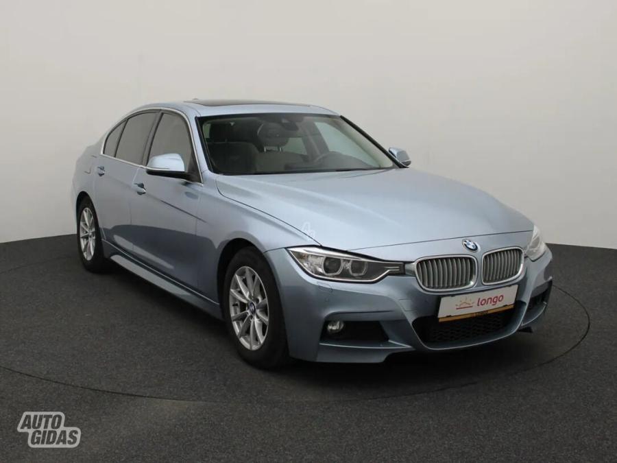 Blue BMW 320 2014 in Vilnius, with an engine capacity of 1.60 L and mileage of 203 thousand km for 11999 €, photo 11 on AUTOMOTO.COM.LV