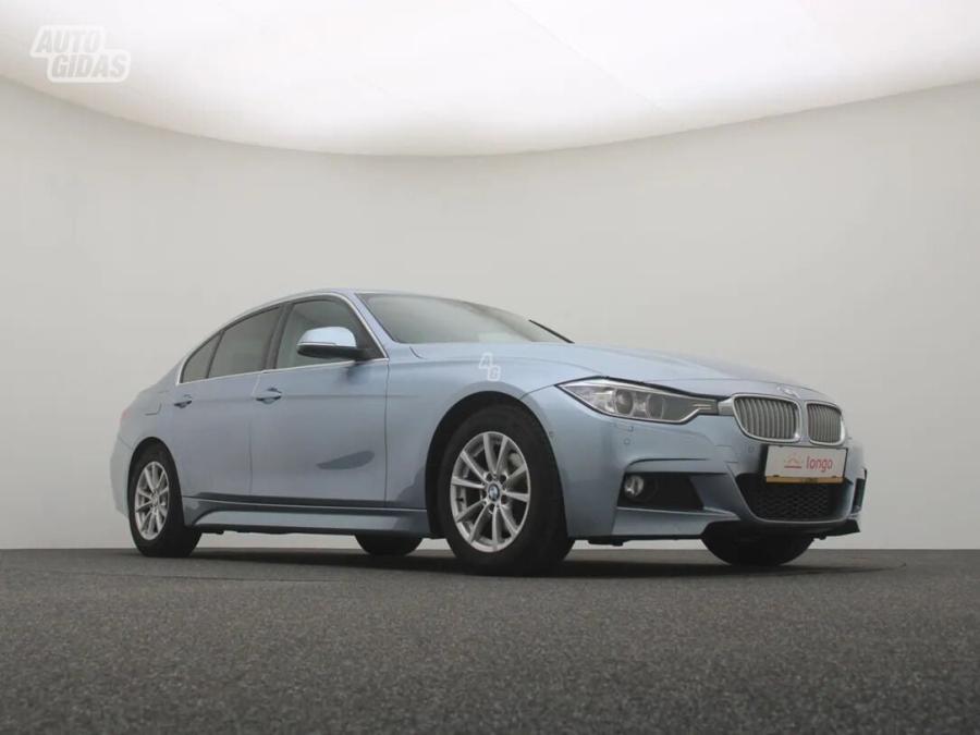 Blue BMW 320 2014 in Vilnius, with an engine capacity of 1.60 L and mileage of 203 thousand km for 11999 €, photo 12 on AUTOMOTO.COM.LV