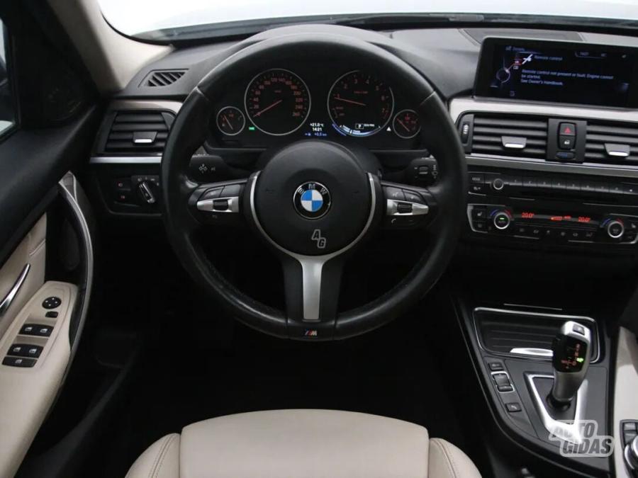 Blue BMW 320 2014 in Vilnius, with an engine capacity of 1.60 L and mileage of 203 thousand km for 11999 €, photo 18 on AUTOMOTO.COM.LV