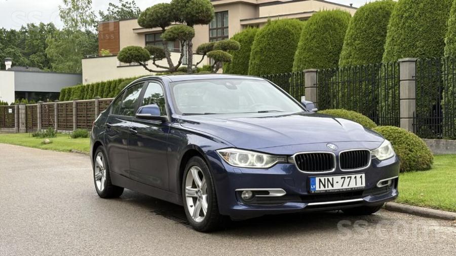 Blue BMW 320 2014 in Riga, with an engine capacity of 2.00 L and mileage of 171 thousand km for 12100 €, photo 1 on AUTOMOTO.COM.LV