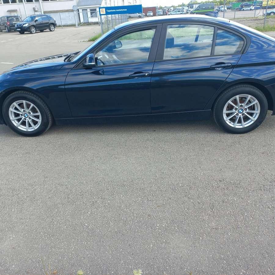 Blue BMW 320 2016 in Panevezys, with an engine capacity of 2.00 L and mileage of 275 thousand km for 7450 €, photo 14 on AUTOMOTO.COM.LV