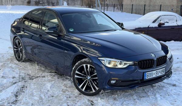 Blue BMW 320 2017 in Vilnius, with an engine capacity of 2.00 L and mileage of 220 thousand km for 13999 €, photo 7 on AUTOMOTO.COM.LV