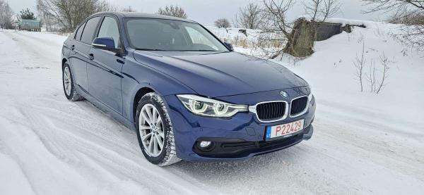 Blue BMW 320 2017 in Ukmerge, with an engine capacity of 2.00 L and mileage of 95 thousand km for 15500 €, photo 2 on AUTOMOTO.COM.LV