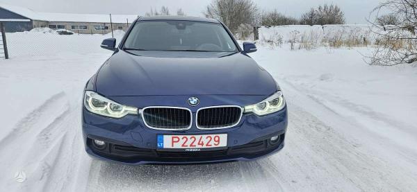 Blue BMW 320 2017 in Ukmerge, with an engine capacity of 2.00 L and mileage of 95 thousand km for 15500 €, photo 3 on AUTOMOTO.COM.LV
