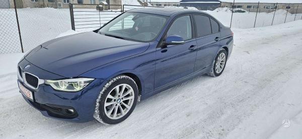 Blue BMW 320 2017 in Ukmerge, with an engine capacity of 2.00 L and mileage of 95 thousand km for 15500 €, photo 4 on AUTOMOTO.COM.LV
