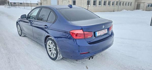 Blue BMW 320 2017 in Ukmerge, with an engine capacity of 2.00 L and mileage of 95 thousand km for 15500 €, photo 5 on AUTOMOTO.COM.LV