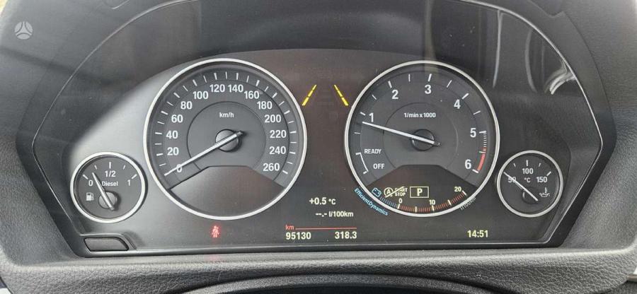 Zils BMW 320 2017 Ukmergė, ar dzinēja tilpumu 2.00 L un nobraukumu 95 tūkst. km par 15500 €, foto 15 vietnē AUTOMOTO.COM.LV