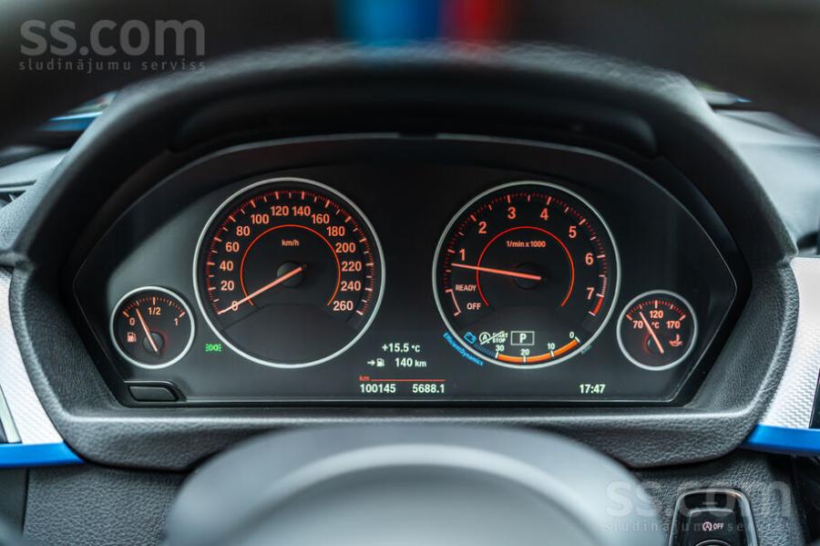 Zils BMW 320 2017 Rīga, ar dzinēja tilpumu 2.00 L un nobraukumu 100 tūkst. km par 17990 €, foto 14 vietnē AUTOMOTO.COM.LV