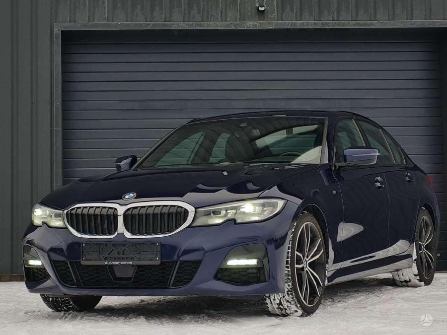 Blue BMW 320 2019 in Kaunas, with an engine capacity of 2.00 L and mileage of 198 thousand km for 24750 €, photo 1 on AUTOMOTO.COM.LV