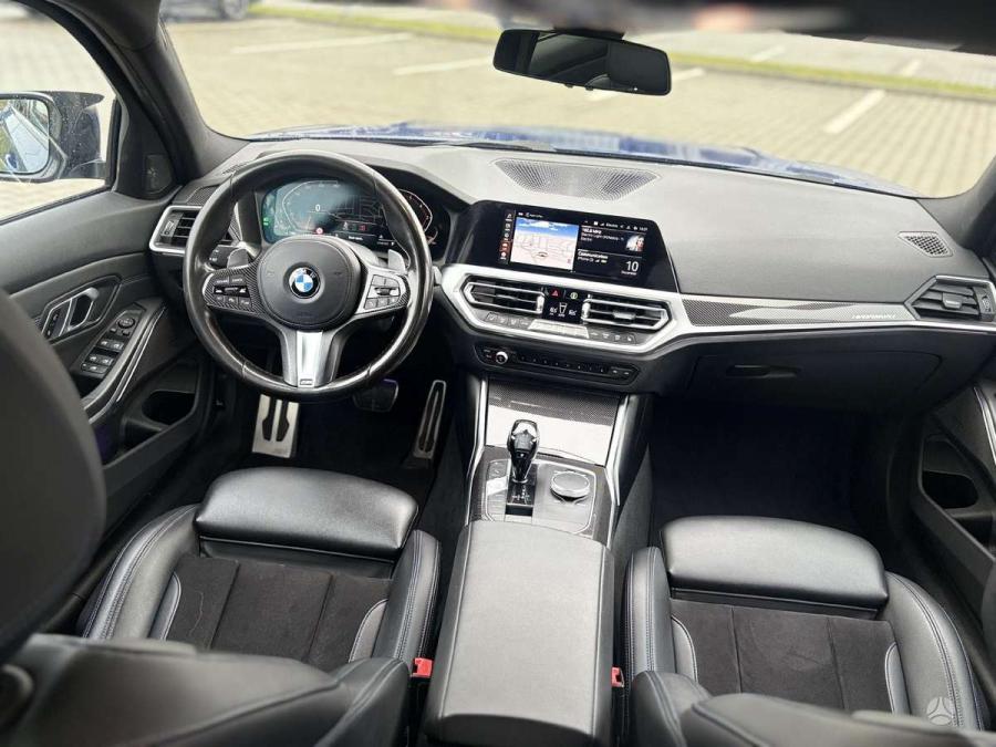 Blue BMW 320 2019 in Vilnius, with an engine capacity of 2.00 L and mileage of 126 thousand km for 26300 €, photo 12 on AUTOMOTO.COM.LV