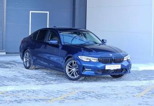 Blue BMW 320 2019 in Vilnius, with an engine capacity of 2.00 L and mileage of 199 thousand km for 21500 €, photo  on AUTOMOTO.COM.LV