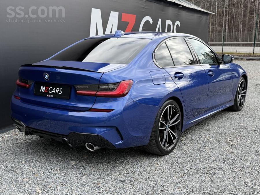 Blue BMW 320 2019 in Riga, with an engine capacity of 2.00 L and mileage of 80 thousand km for 27990 €, photo 6 on AUTOMOTO.COM.LV