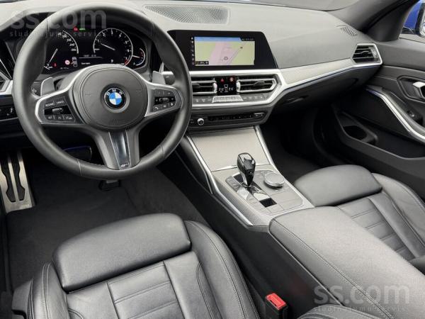 Blue BMW 320 2019 in Riga, with an engine capacity of 2.00 L and mileage of 80 thousand km for 27990 €, photo 7 on AUTOMOTO.COM.LV
