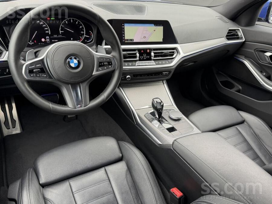 Blue BMW 320 2019 in Riga, with an engine capacity of 2.00 L and mileage of 80 thousand km for 27990 €, photo 8 on AUTOMOTO.COM.LV