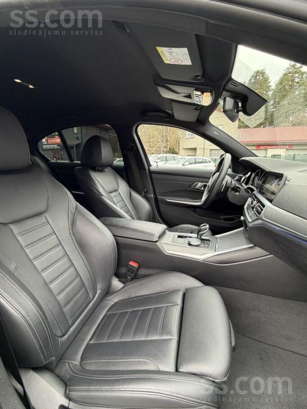 Blue BMW 320 2019 in Riga, with an engine capacity of 2.00 L and mileage of 80 thousand km for 27990 €, photo 9 on AUTOMOTO.COM.LV