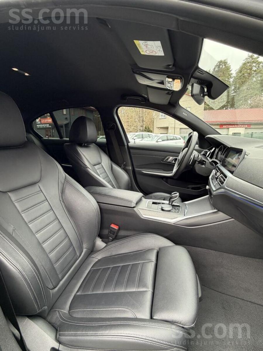 Blue BMW 320 2019 in Riga, with an engine capacity of 2.00 L and mileage of 80 thousand km for 27990 €, photo 10 on AUTOMOTO.COM.LV