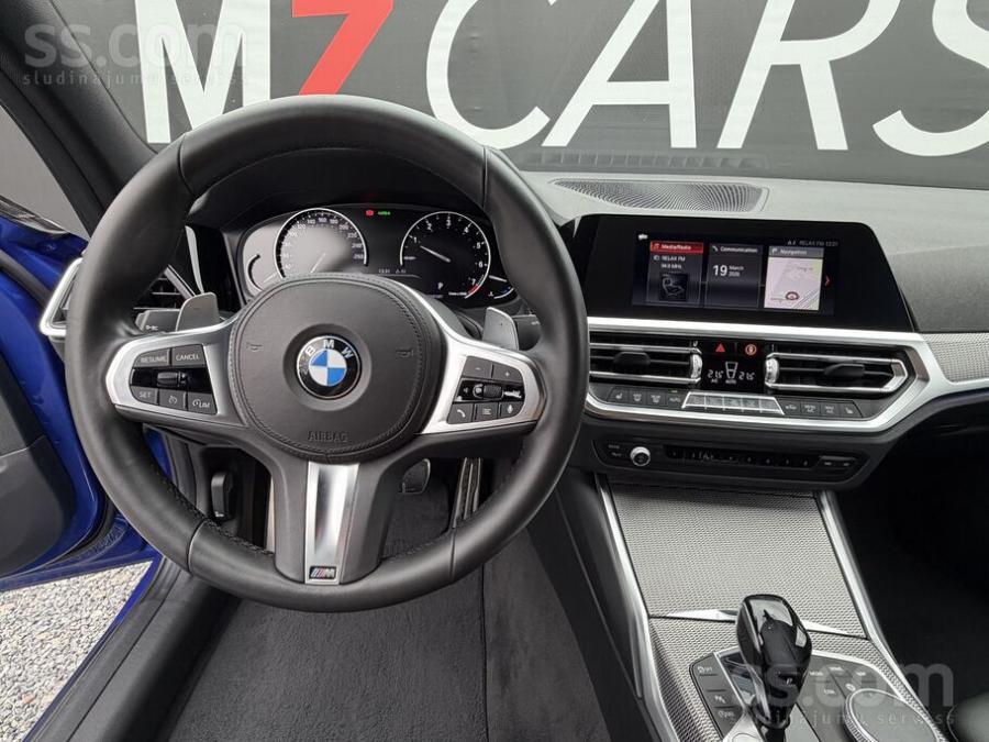 Blue BMW 320 2019 in Riga, with an engine capacity of 2.00 L and mileage of 80 thousand km for 27990 €, photo 19 on AUTOMOTO.COM.LV