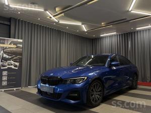 Blue BMW 320 2019 in Riga, with an engine capacity of 2.00 L and mileage of 93 thousand km for 26500 €, photo  on AUTOMOTO.COM.LV