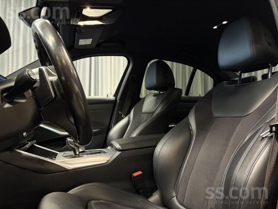 Blue BMW 320 2019 in Riga, with an engine capacity of 2.00 L and mileage of 93 thousand km for 26500 €, photo 12 on AUTOMOTO.COM.LV