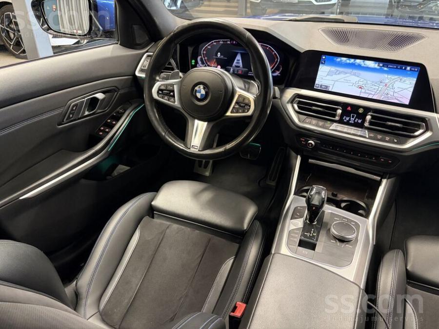 Blue BMW 320 2019 in Riga, with an engine capacity of 2.00 L and mileage of 93 thousand km for 26500 €, photo 15 on AUTOMOTO.COM.LV