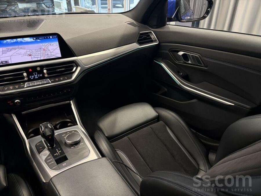 Blue BMW 320 2019 in Riga, with an engine capacity of 2.00 L and mileage of 93 thousand km for 26500 €, photo 16 on AUTOMOTO.COM.LV