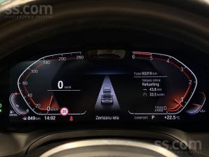Blue BMW 320 2019 in Riga, with an engine capacity of 2.00 L and mileage of 93 thousand km for 26500 €, photo 17 on AUTOMOTO.COM.LV