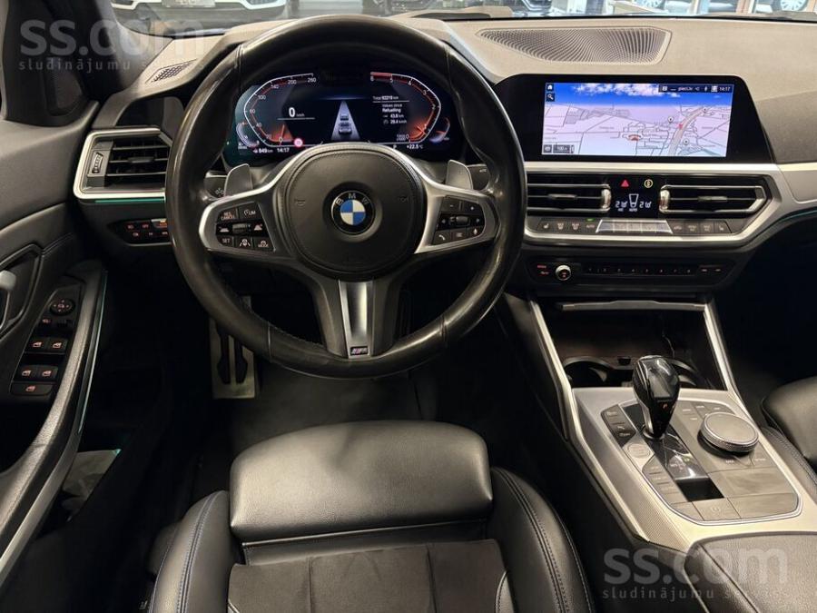 Blue BMW 320 2019 in Riga, with an engine capacity of 2.00 L and mileage of 93 thousand km for 26500 €, photo 19 on AUTOMOTO.COM.LV
