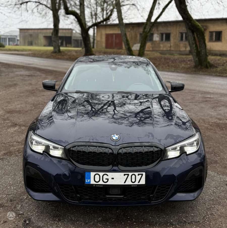 Blue BMW 320 2020 in Sigulda, with an engine capacity of 2.00 L and mileage of 153 thousand km for 20900 €, photo 1 on AUTOMOTO.COM.LV