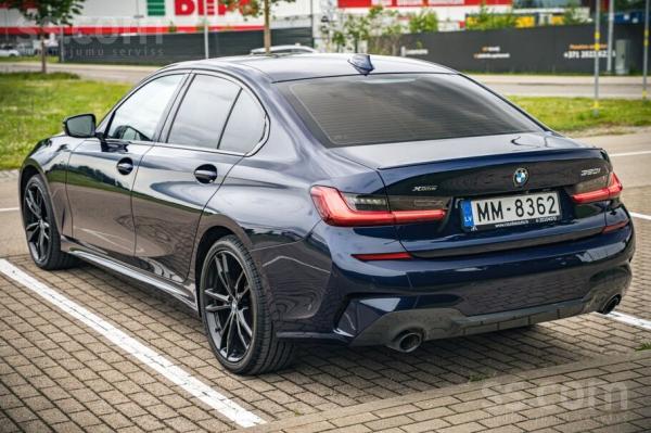 Blue BMW 320 2020 in Riga, with an engine capacity of 2.00 L and mileage of 104 thousand km for 25990 €, photo 6 on AUTOMOTO.COM.LV