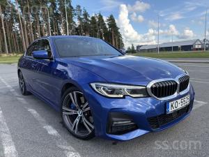 Blue BMW 320 2021 in Riga, with an engine capacity of 2.00 L and mileage of 147 thousand km for 27700 €, photo 3 on AUTOMOTO.COM.LV