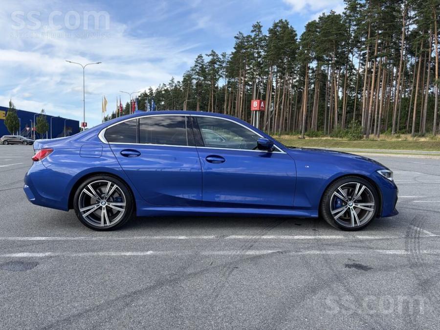 Blue BMW 320 2021 in Riga, with an engine capacity of 2.00 L and mileage of 147 thousand km for 27700 €, photo 6 on AUTOMOTO.COM.LV