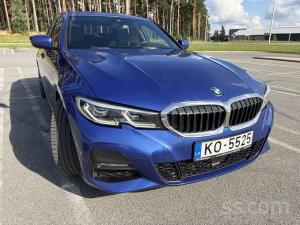 Blue BMW 320 2021 in Riga, with an engine capacity of 2.00 L and mileage of 147 thousand km for 27700 €, photo 21 on AUTOMOTO.COM.LV