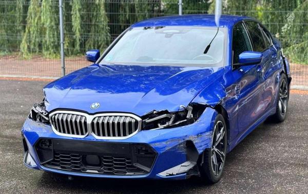 Blue BMW 320 2024 in Vievis, with an engine capacity of 2.00 L and mileage of 70 thousand km for 16750 €, photo 4 on AUTOMOTO.COM.LV
