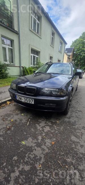 Blue BMW 320 2000 in Riga, with an engine capacity of 2.00 L and mileage of 205 thousand km for 3200 €, photo  on AUTOMOTO.COM.LV