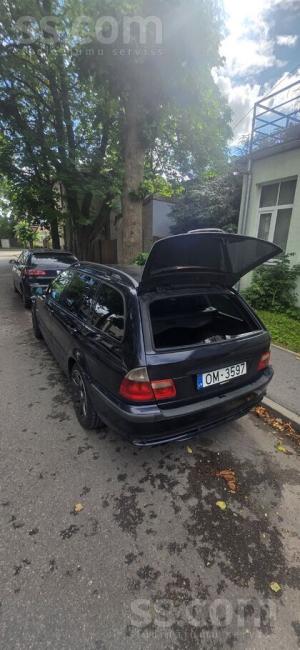 Blue BMW 320 2000 in Riga, with an engine capacity of 2.00 L and mileage of 205 thousand km for 3200 €, photo 9 on AUTOMOTO.COM.LV