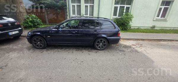 Blue BMW 320 2000 in Riga, with an engine capacity of 2.00 L and mileage of 205 thousand km for 3200 €, photo 9 on AUTOMOTO.COM.LV