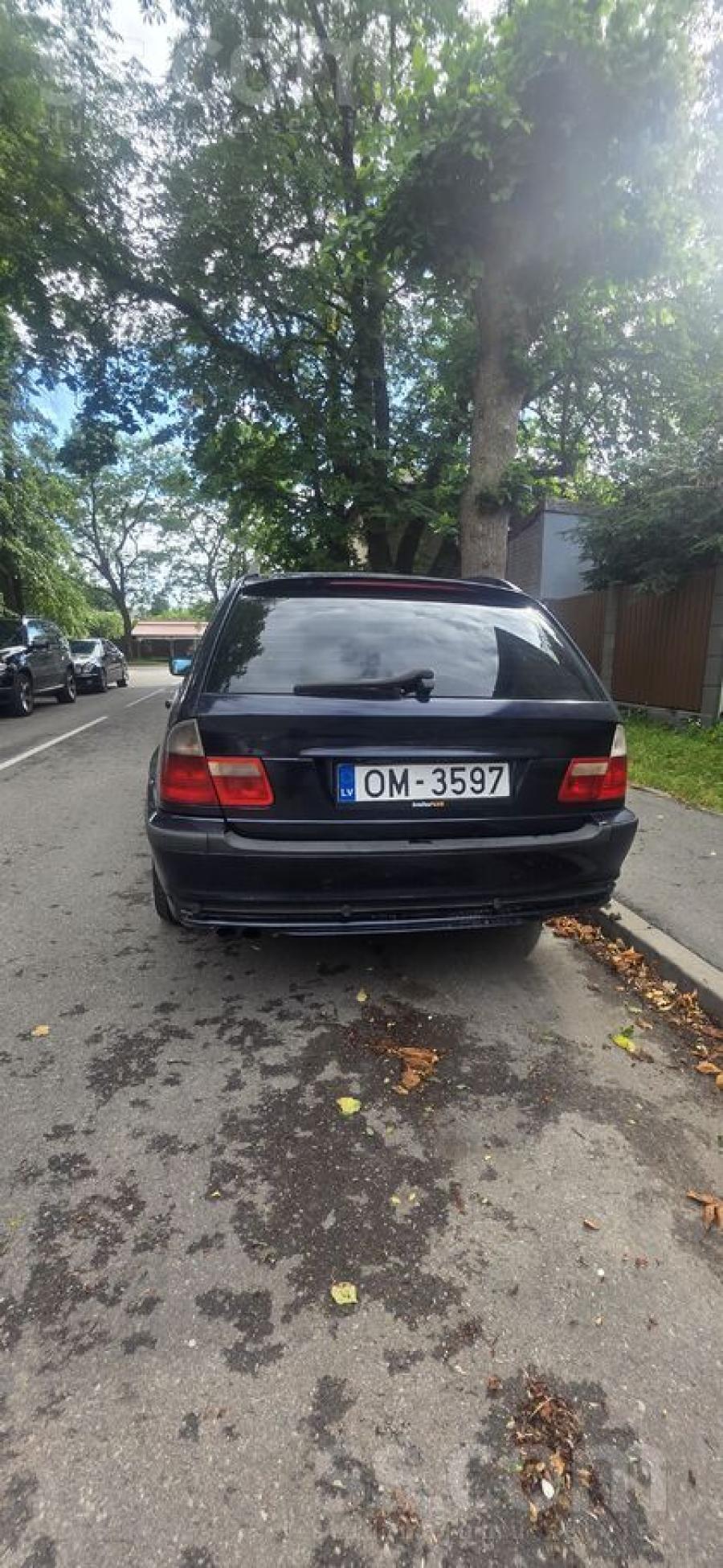 Blue BMW 320 2000 in Riga, with an engine capacity of 2.00 L and mileage of 205 thousand km for 2800 €, photo 11 on AUTOMOTO.COM.LV