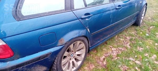 Blue BMW 320 2002 in Bauska, with an engine capacity of 2.00 L and mileage of 465 thousand km for 1750 €, photo 4 on AUTOMOTO.COM.LV