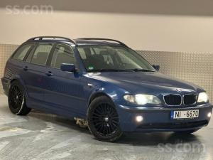 Blue BMW 320 2002 in Riga, with an engine capacity of 2.00 L and mileage of 345 thousand km for 2600 €, photo  on AUTOMOTO.COM.LV