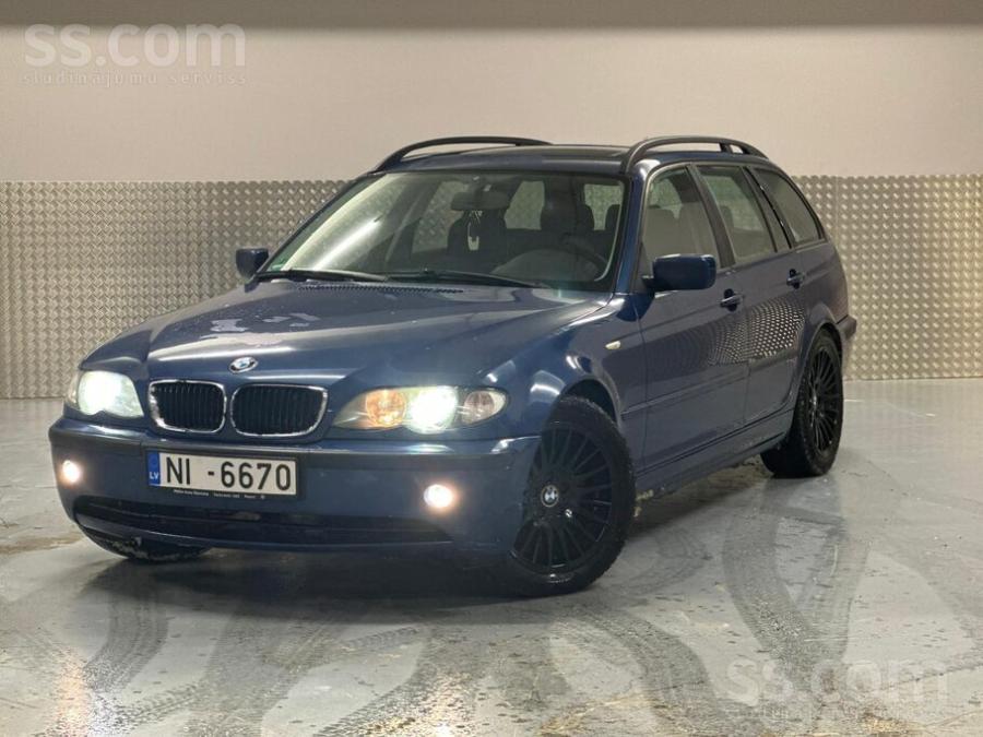 Blue BMW 320 2002 in Riga, with an engine capacity of 2.00 L and mileage of 345 thousand km for 2600 €, photo 3 on AUTOMOTO.COM.LV