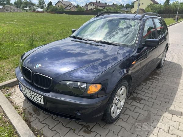 Blue BMW 320 2002 in Jelgava, with an engine capacity of 2.00 L and mileage of 346 thousand km for 1700 €, photo 1 on AUTOMOTO.COM.LV