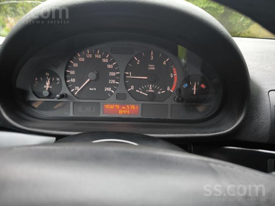 Blue BMW 320 2002 in Jelgava, with an engine capacity of 2.00 L and mileage of 403 thousand km for 1650 €, photo 7 on AUTOMOTO.COM.LV