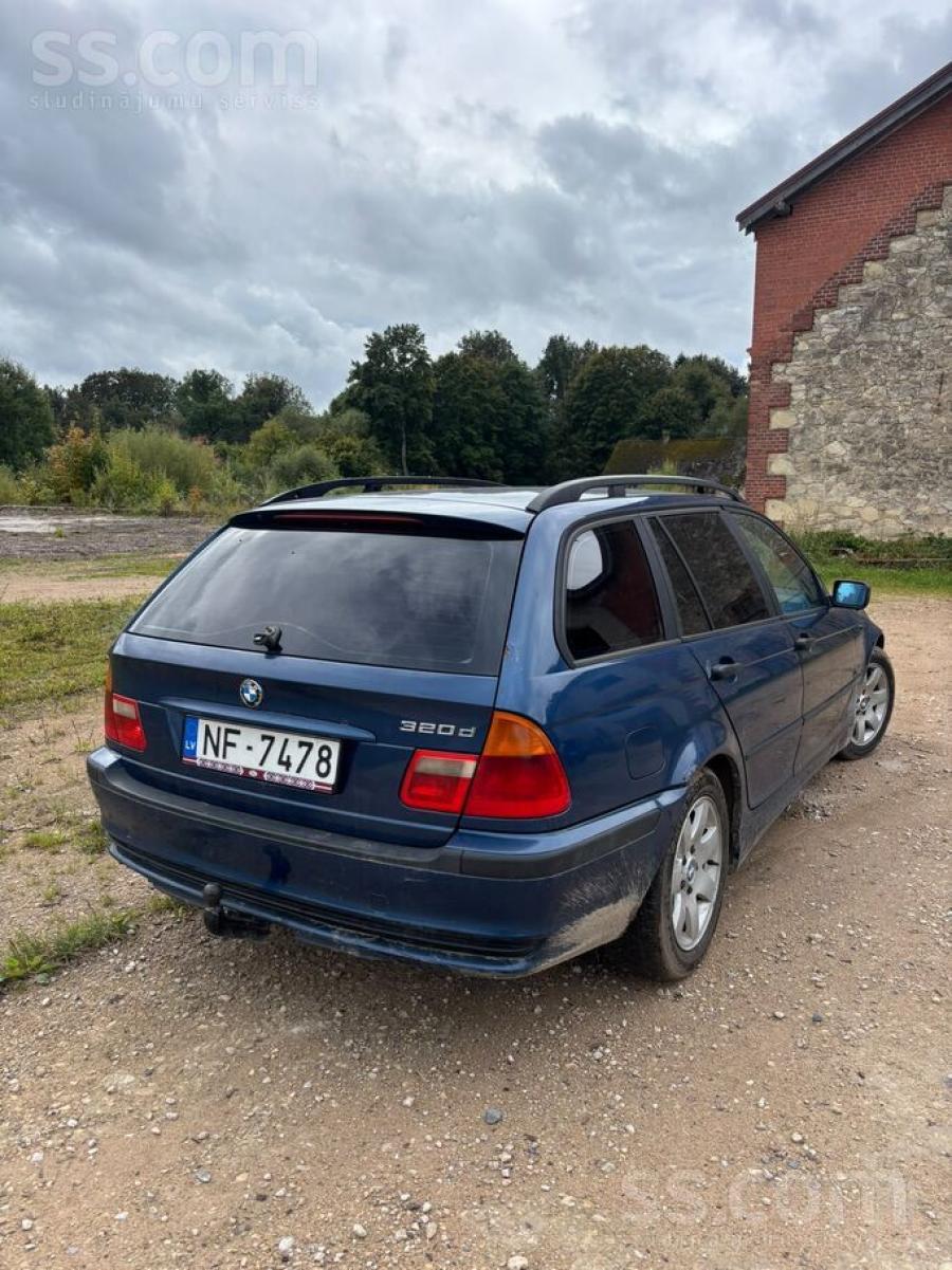Zils BMW 320 2002 Aizkraukle, ar dzinēja tilpumu 2.00 L un nobraukumu 339 tūkst. km par 1300 €, foto 5 vietnē AUTOMOTO.COM.LV