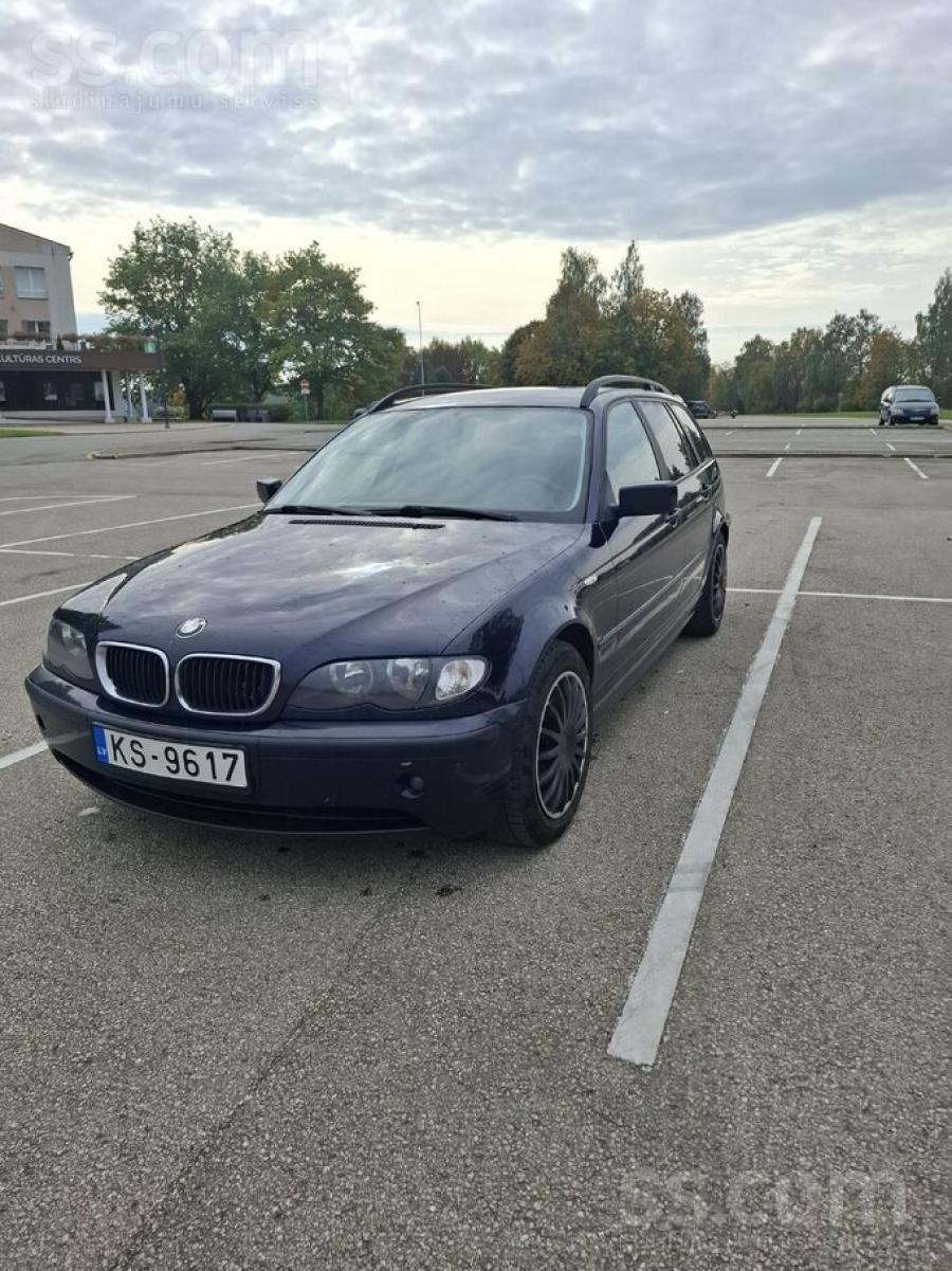 Blue BMW 320 2002 in Aizkraukle, with an engine capacity of 2.00 L and mileage of 404 thousand km for 2100 €, photo 1 on AUTOMOTO.COM.LV