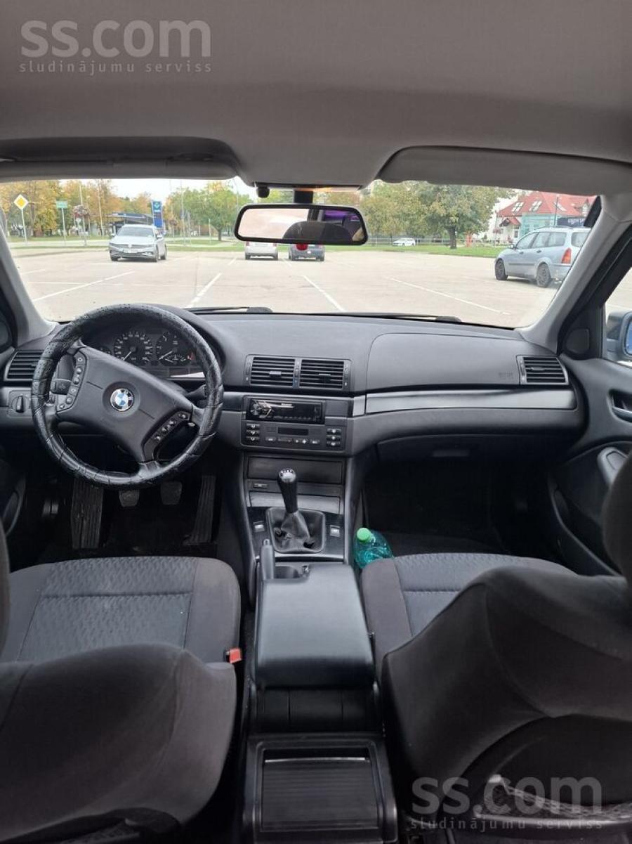 Blue BMW 320 2002 in Aizkraukle, with an engine capacity of 2.00 L and mileage of 404 thousand km for 2100 €, photo 8 on AUTOMOTO.COM.LV
