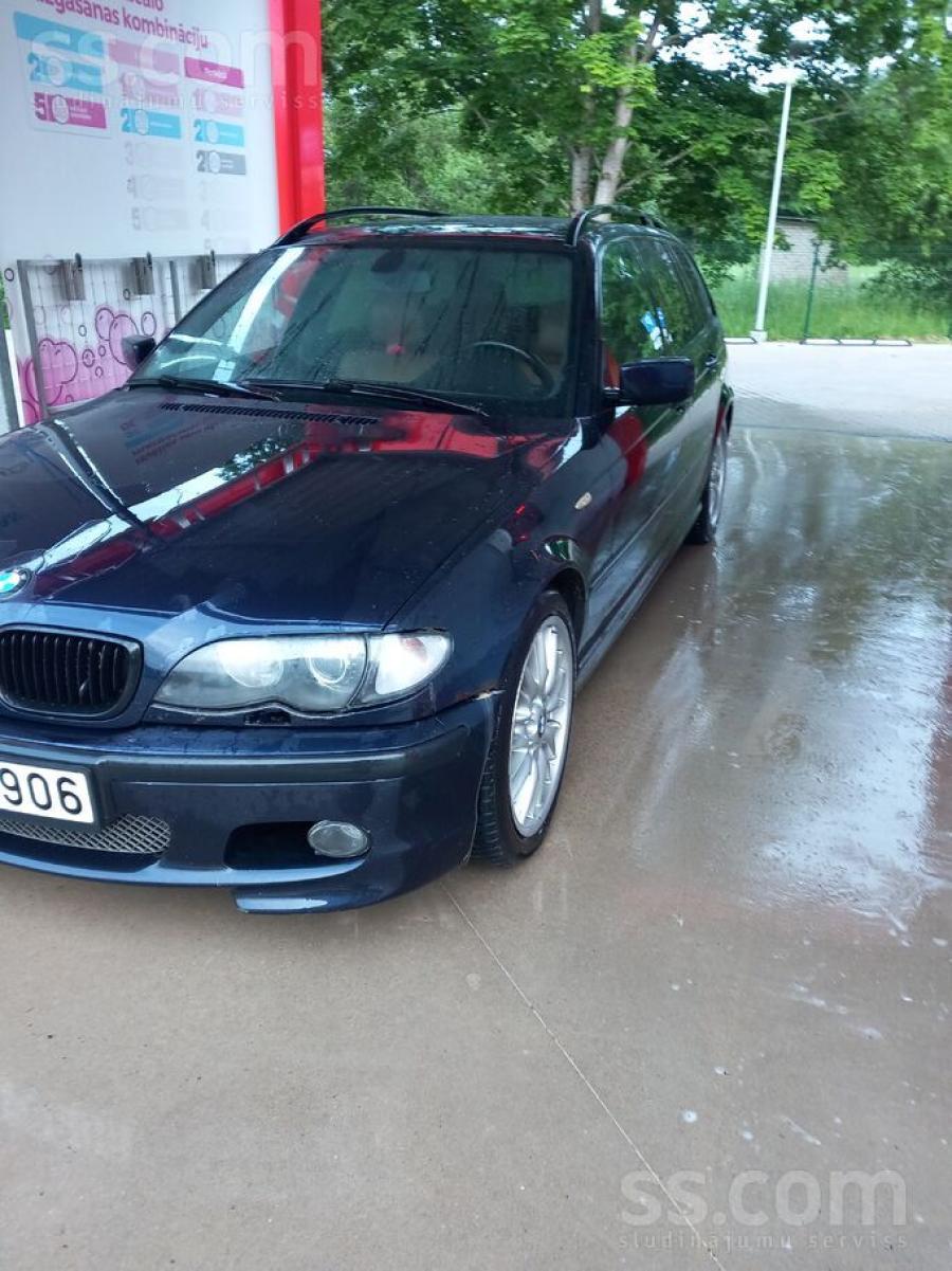 Blue BMW 320 2003 in Talsi, with an engine capacity of 2.00 L and mileage of 312 thousand km for 2500 €, photo 1 on AUTOMOTO.COM.LV