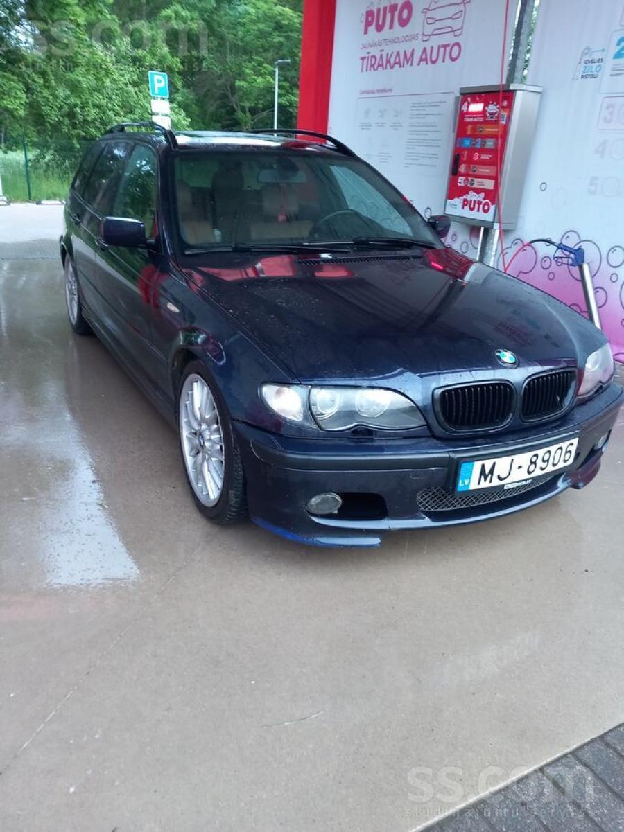 Blue BMW 320 2003 in Talsi, with an engine capacity of 2.00 L and mileage of 312 thousand km for 2500 €, photo 2 on AUTOMOTO.COM.LV