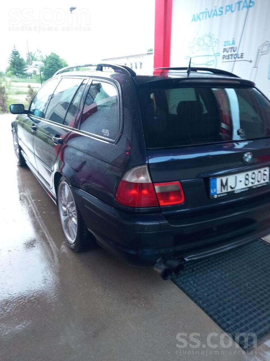 Blue BMW 320 2003 in Talsi, with an engine capacity of 2.00 L and mileage of 312 thousand km for 2500 €, photo 4 on AUTOMOTO.COM.LV