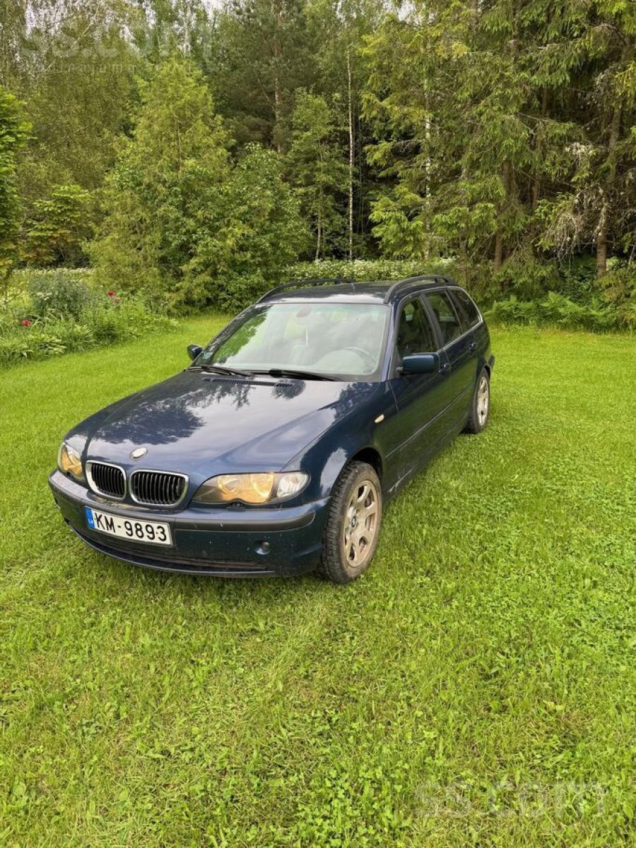 Blue BMW 320 2003 in Valmiera, with an engine capacity of 2.20 L and mileage of 300 thousand km for 1300 €, photo 1 on AUTOMOTO.COM.LV